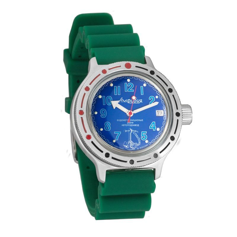 Наручные часы мужские Восток 420382 зеленые