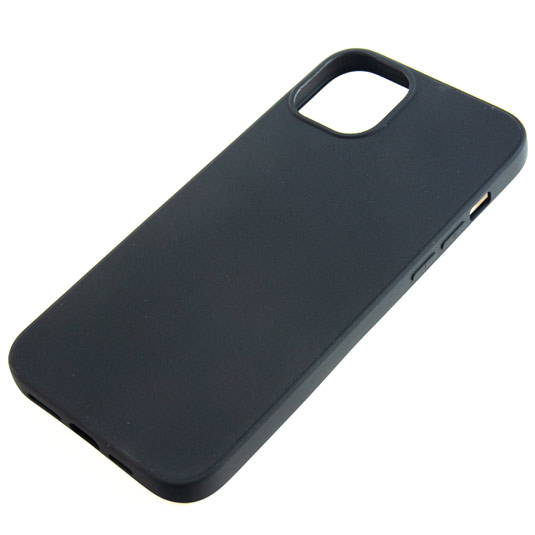 Силиконовый чехол TPU Case матовый для iPhone 14 Plus черный