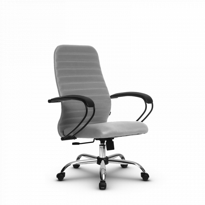Кресло METTA SU-CP-10 ch ов/сечен Светло-серый/Светло-серый