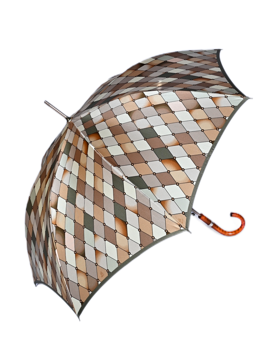 Зонт женский ZEST 51644 бежево-оливковый