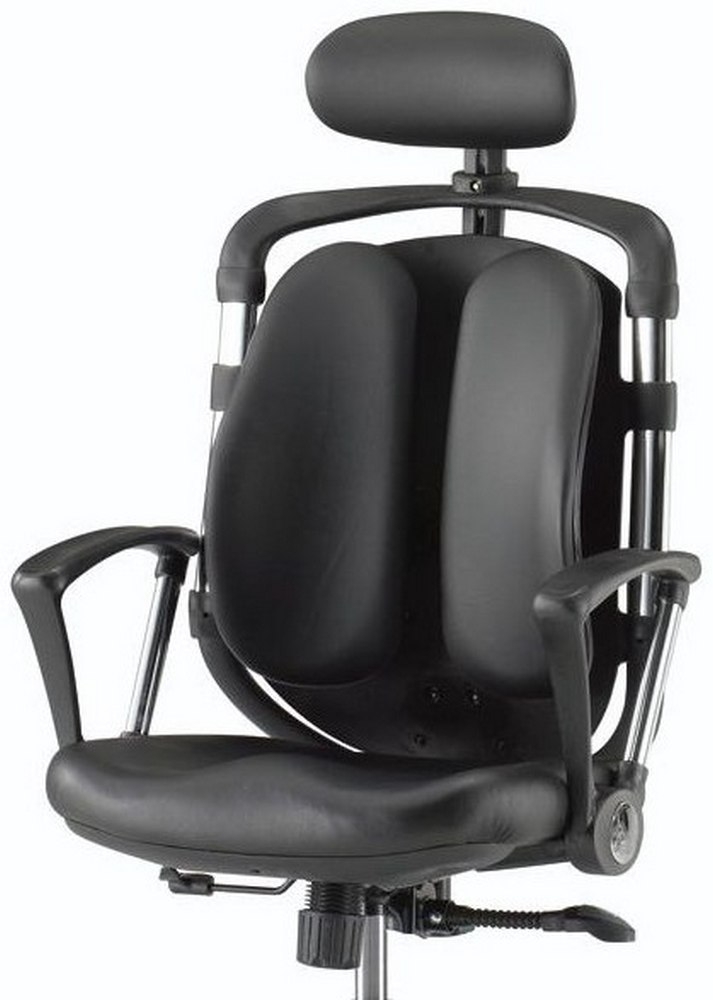 Ортопедическое кресло с поддержкой поясницы и подголовником DSP 7782M