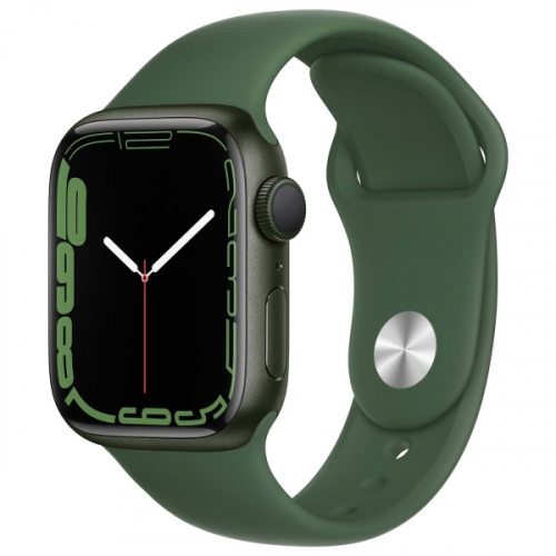 Смарт-часы Apple Watch Series 7 GPS 41mm Green Alum./Clover Sport