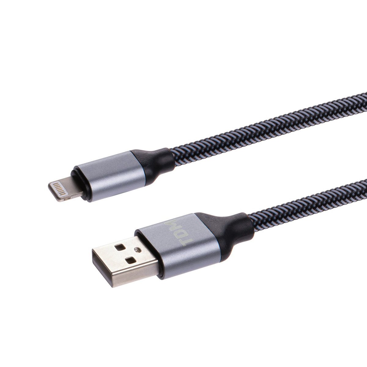 Кабель lightning - usb Tdm Electric 1 м серый