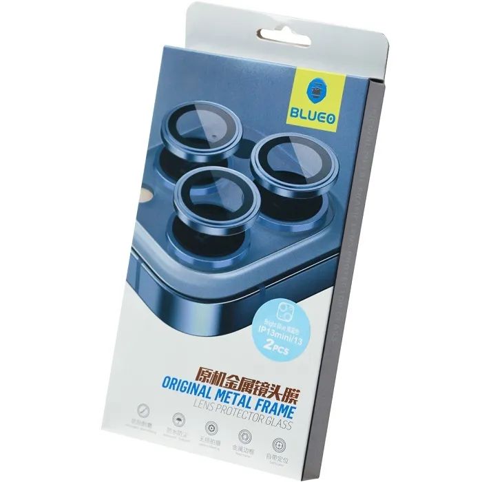 Стекло защитное на заднюю камеру Blueo Camera Armor Lens Bright Blue для iPhone 13/13 mini