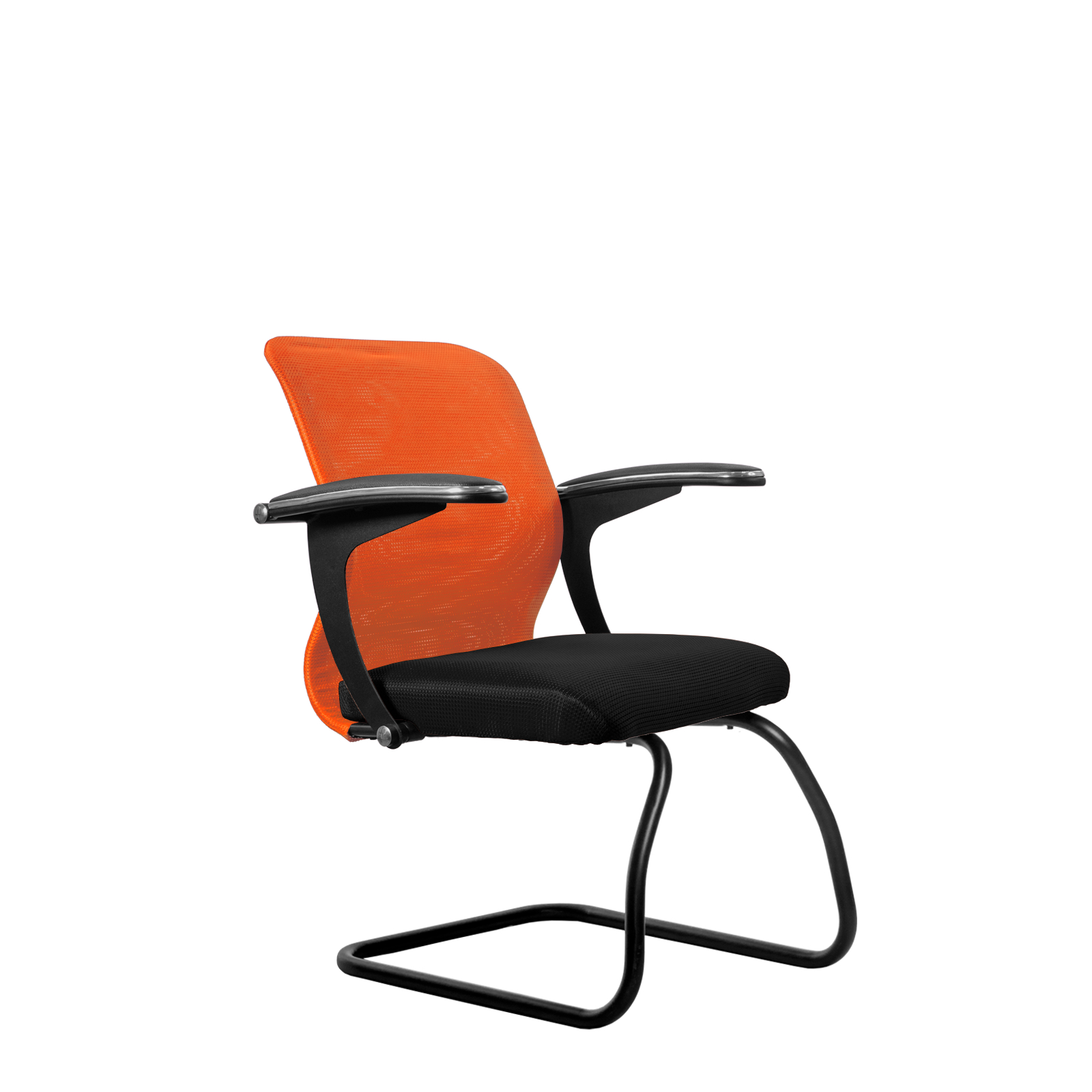 Кресло компьютерное SU-M-4/подл.160/осн.008 Оранжевый/Черный