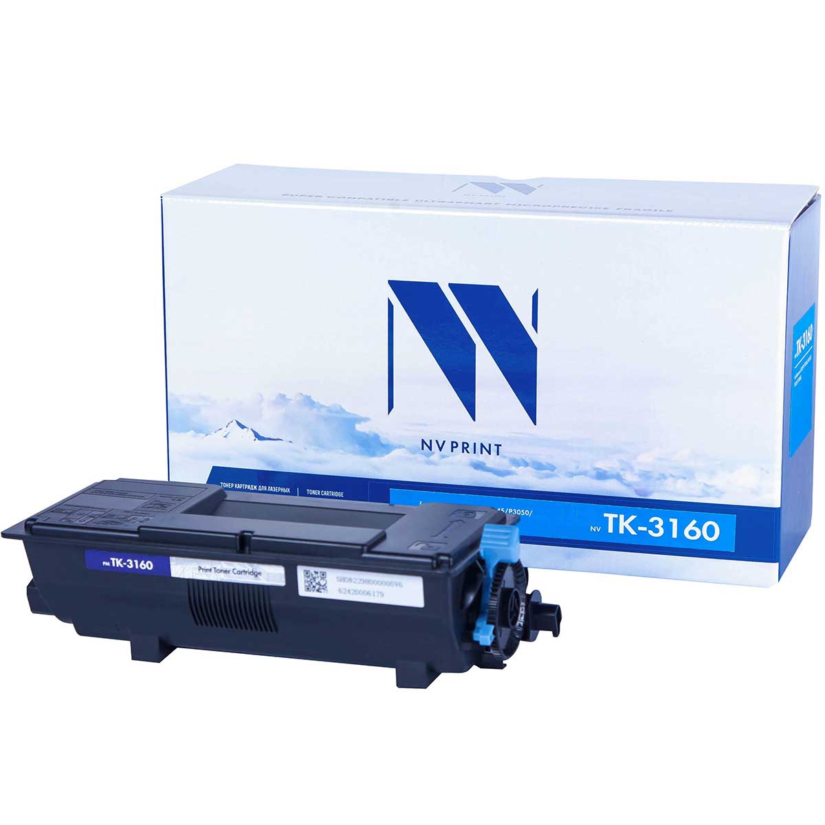 Картридж для лазерного принтера NV Print TK3160 с чипом, Black