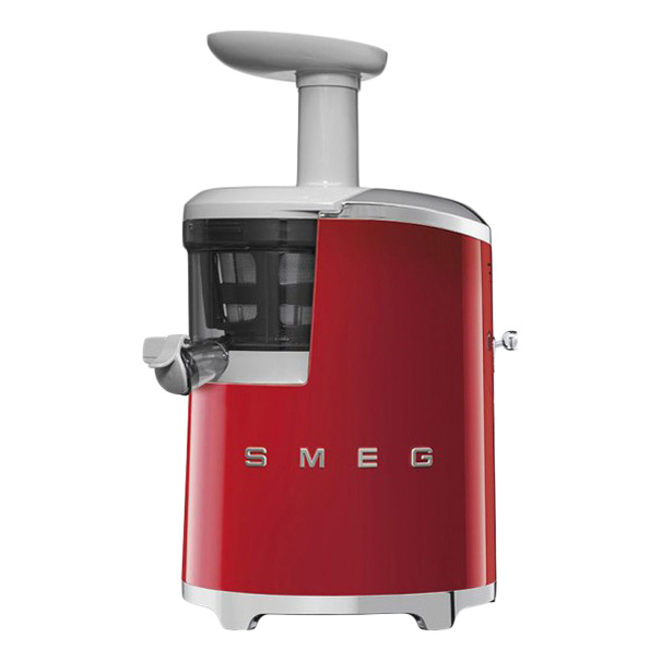 Соковыжималка шнековая Smeg SJF01RDEU red