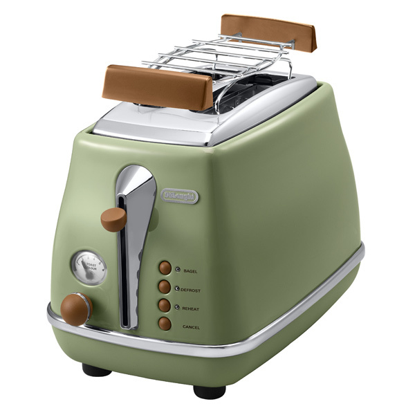 Тостер DeLonghi Icona Vintage CTOV 2103.GR Green