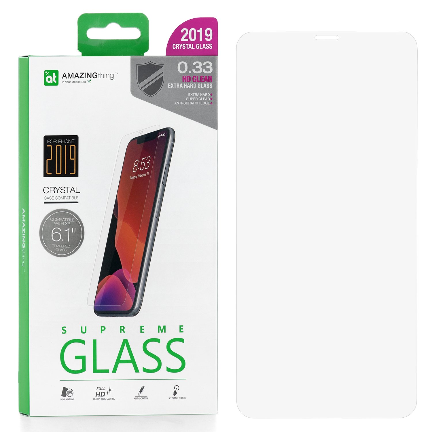 Защитное стекло для Apple iPhone XR / 11 Amazingthing SupremeGlass Extra Hard 0.33mm