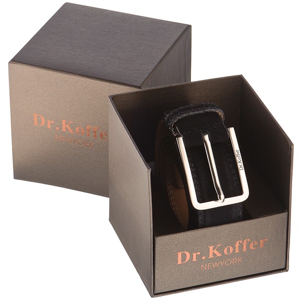 Ремень мужской Dr.Koffer R041V01120-120 черный, 120 см