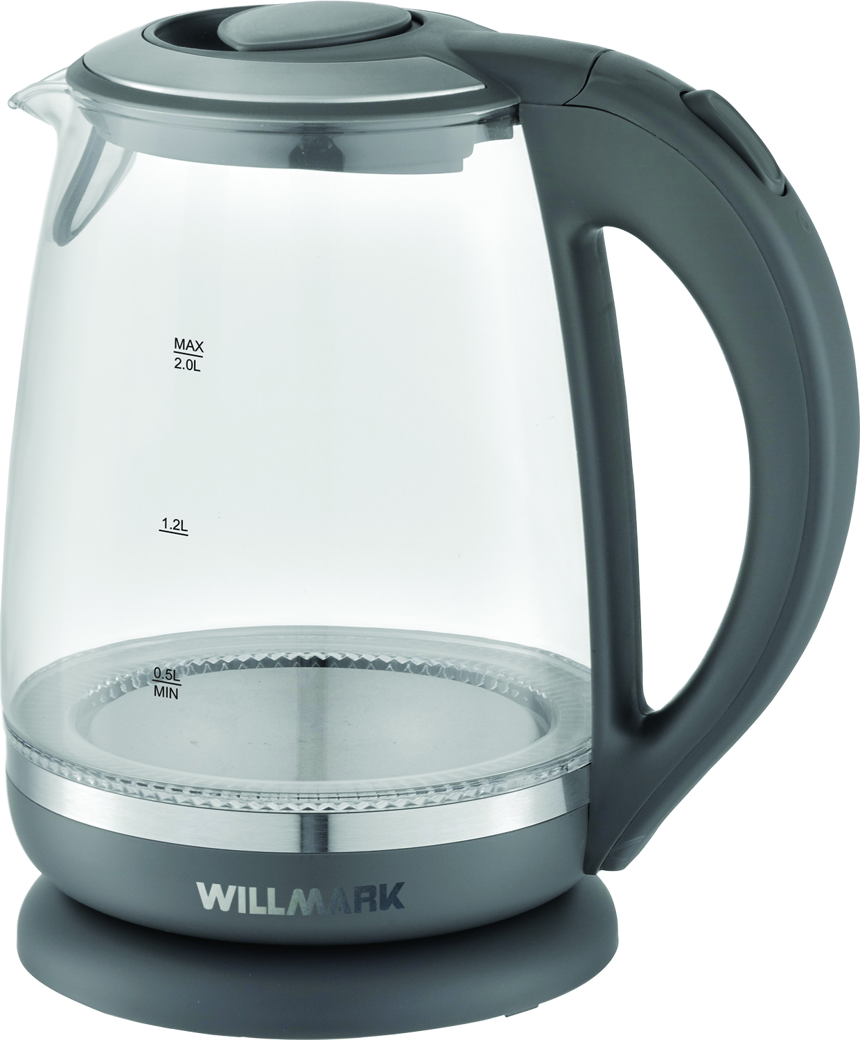 Чайник электрический WILLMARK WEK-2005G 2 л Gray
