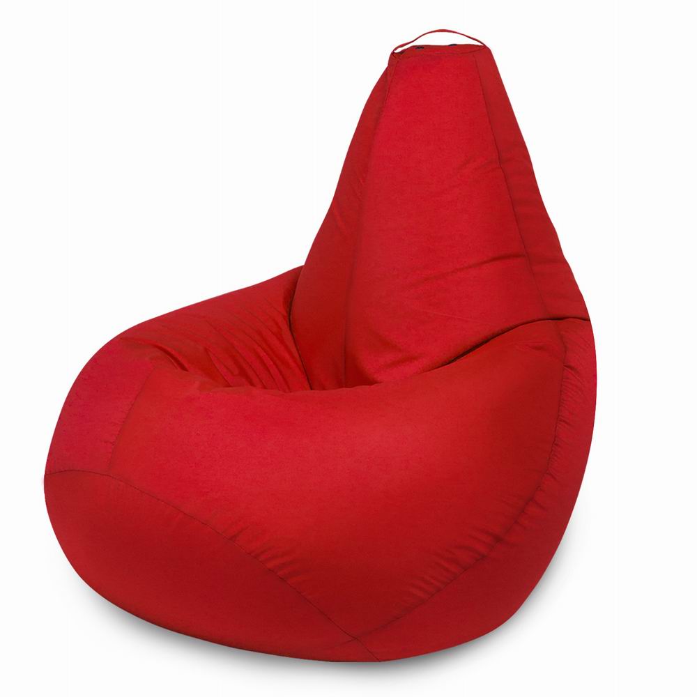 Кресло мешок груша XXXXL Комфорт, оксфорд, красный