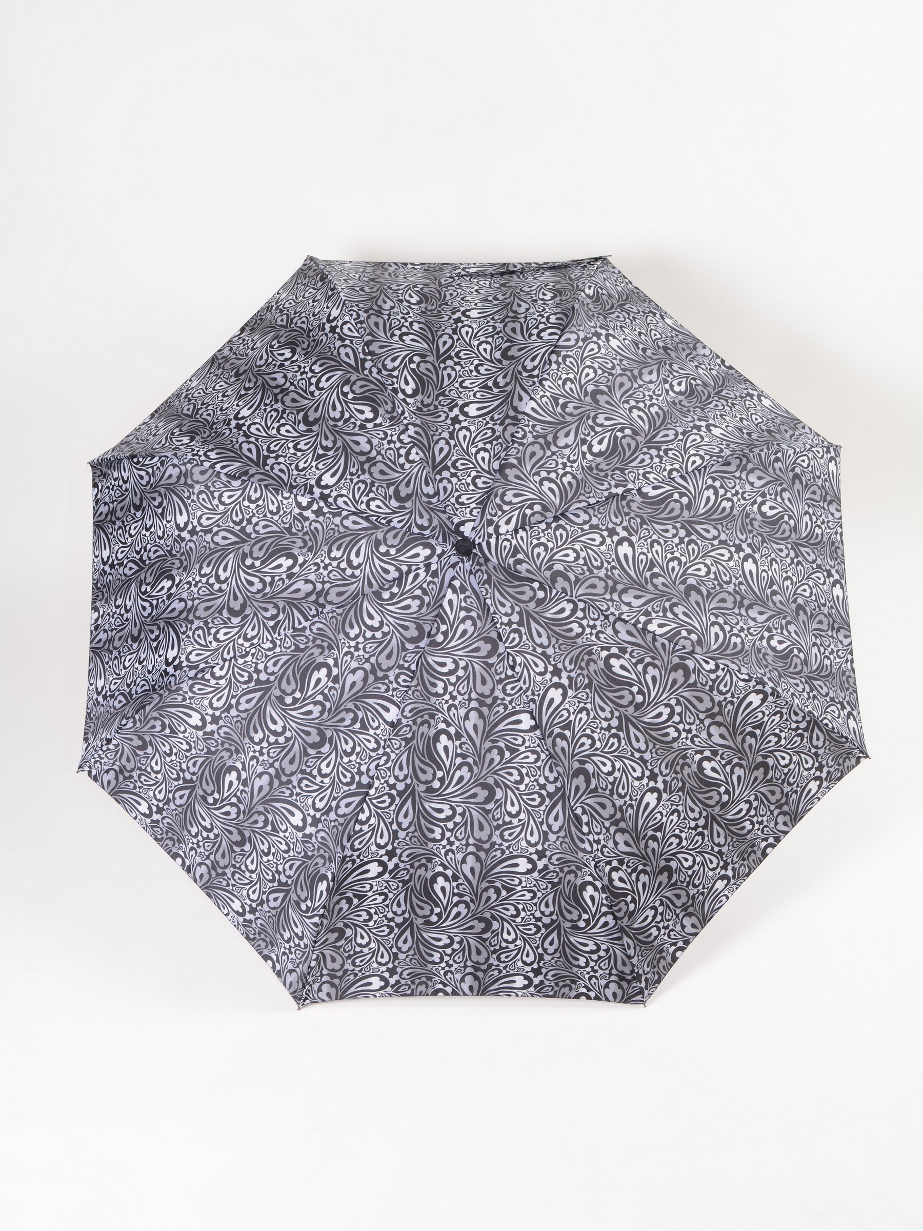 Зонт складной женский автоматический ZEST 23856 серый
