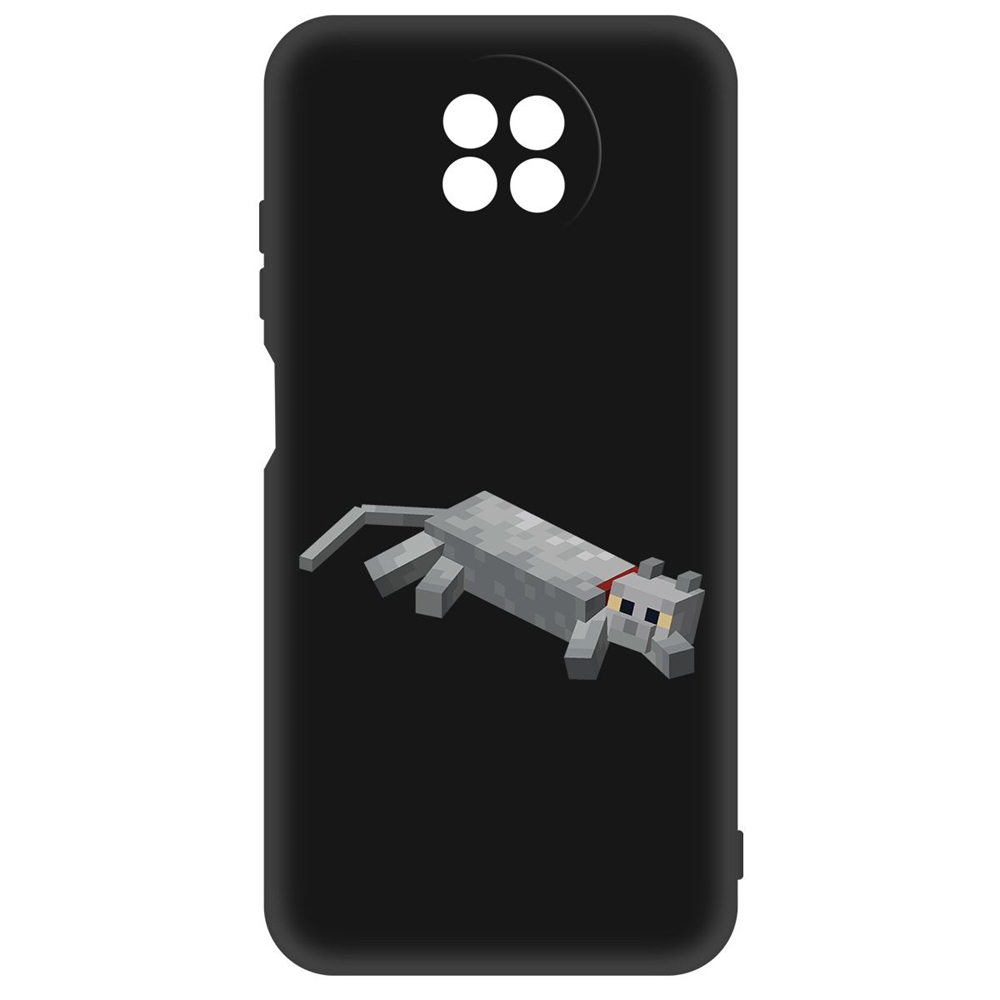 Чехол-накладка Soft Case Minecraft-Кошка для Xiaomi Redmi Note 9t