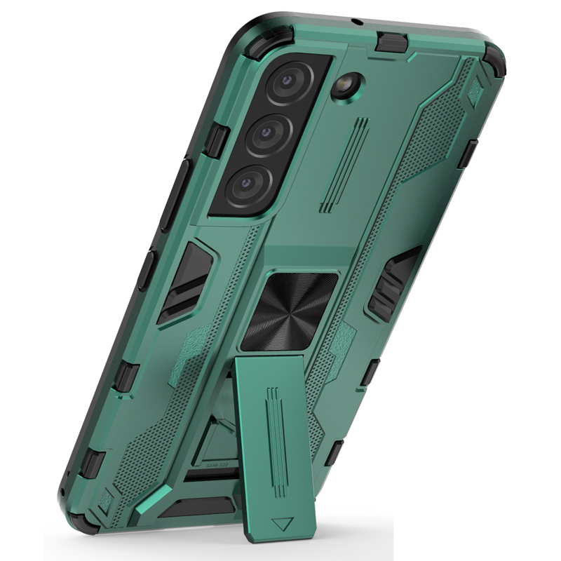 Чехол с подставкой Transformer для Samsung Galaxy S22 (зеленый)