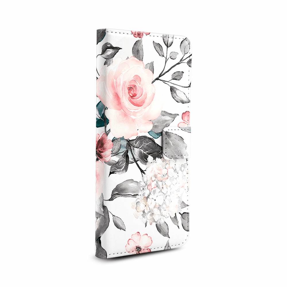 Чехол Awog на Samsung Galaxy A22/M22/M32 "Розы на белом"
