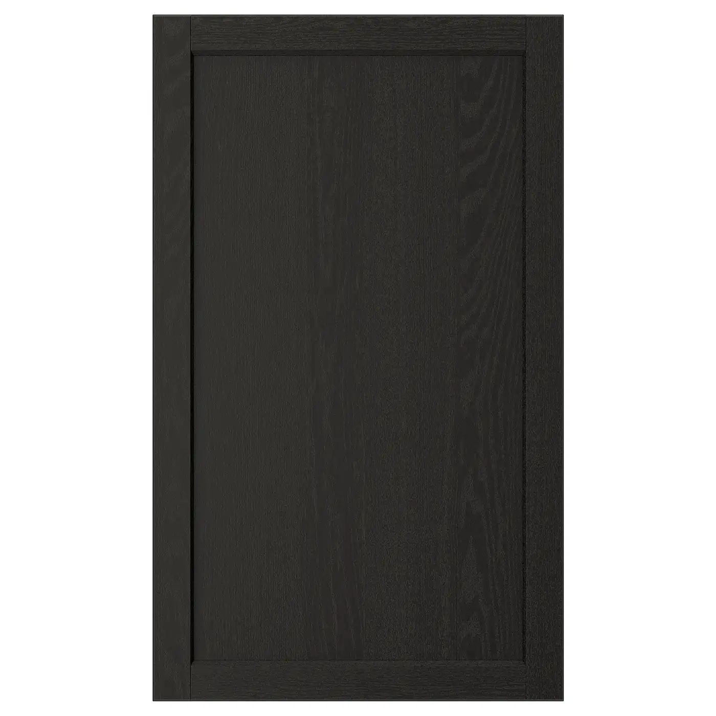 Мебельная дверь IKEA ЛЕРХЮТТАН 003.564.96 черная морилка 60x100 см