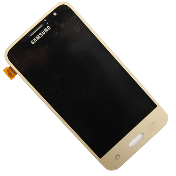 Дисплей для Samsung SM-J120F (Galaxy J1 2016) в сборе с тачскрином (4.3 TFT), золотой