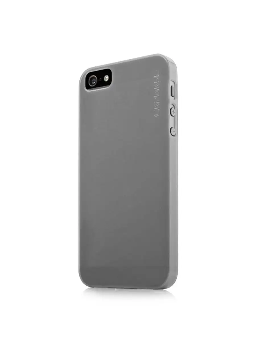 Силиконовый ультратонкий чехол CAPDASE Soft Jacket LAMINA для Apple iPhone 5/5S/SE серый