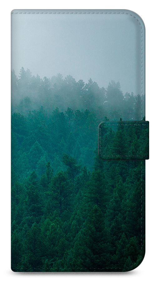 Чехол Awog на Realme C30 "Лес в зеленом тумане"