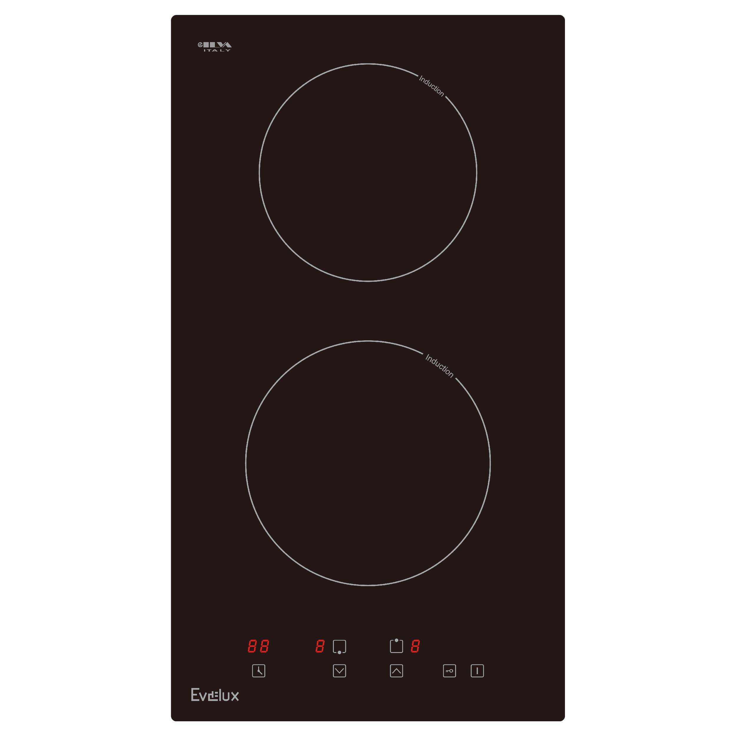 Встраиваемая варочная панель индукционная Evelux EI 3020 черный
