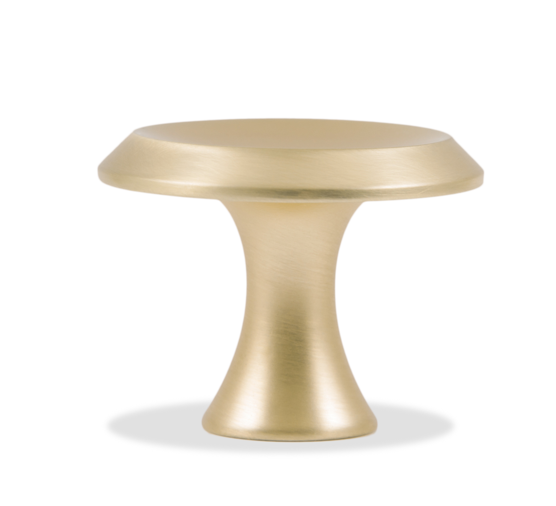Ручка мебельная кнопка Boyard RC306MBSG.4, цвет матовое золото, мебели