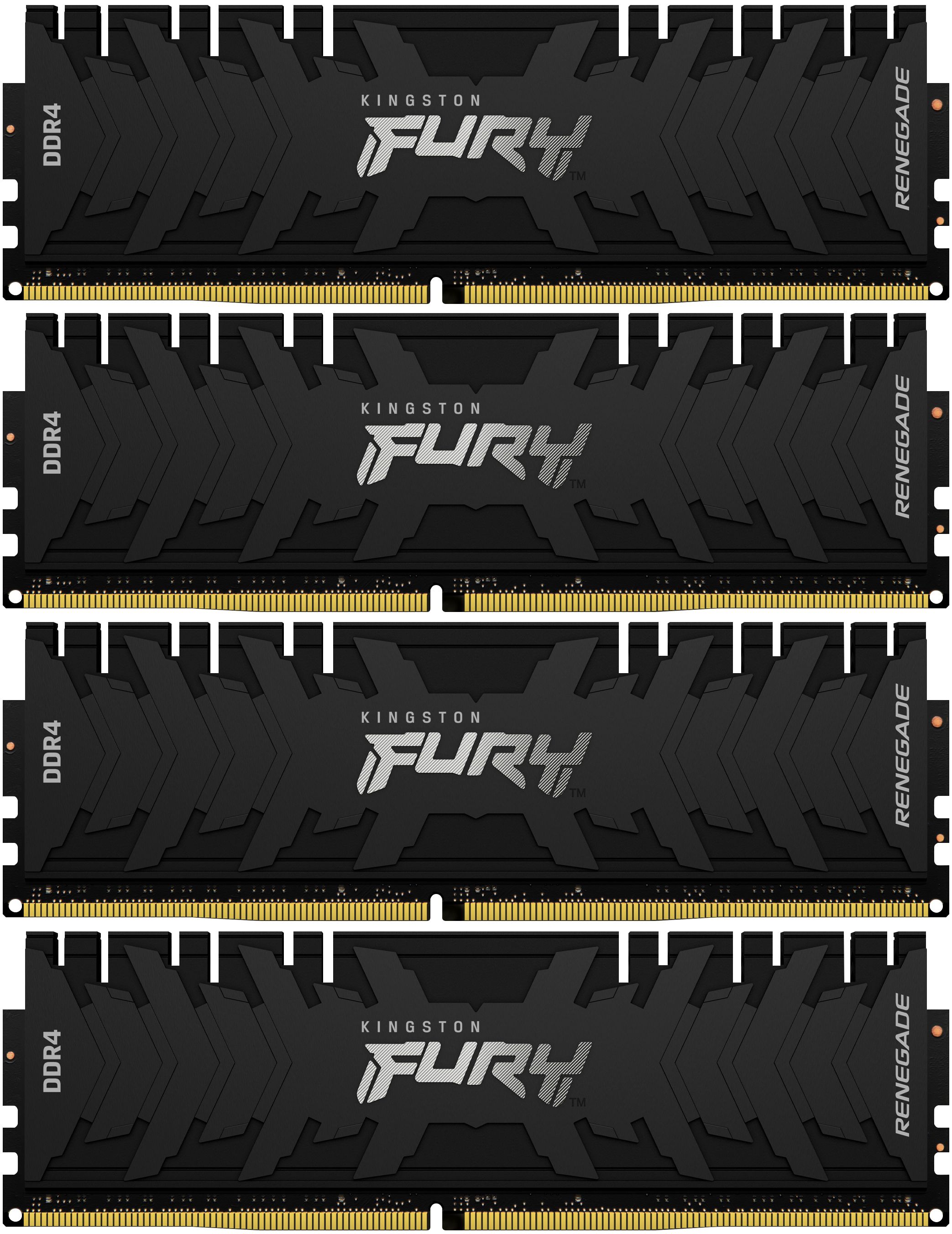 Оперативная память Kingston Fury Renegade (KF432C16RBK4/32) DDR4 4x8Gb 3200MHz