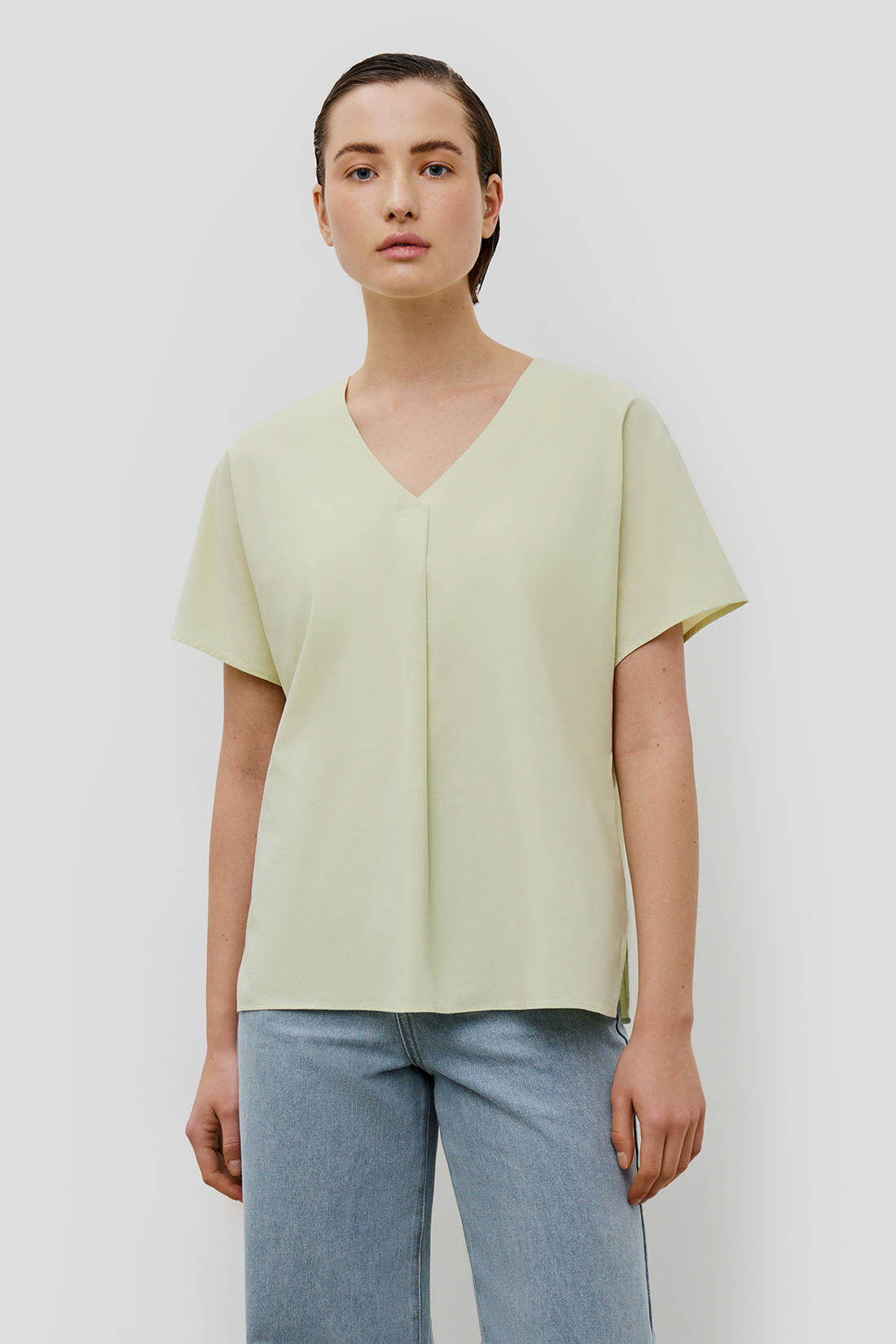Блуза женская Baon B1923015 зеленая XS