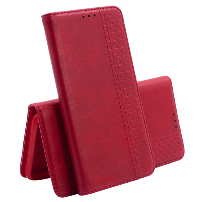 Чехол-книжка President Wallet из экокожи для Xiaomi Mi 11 (красный)