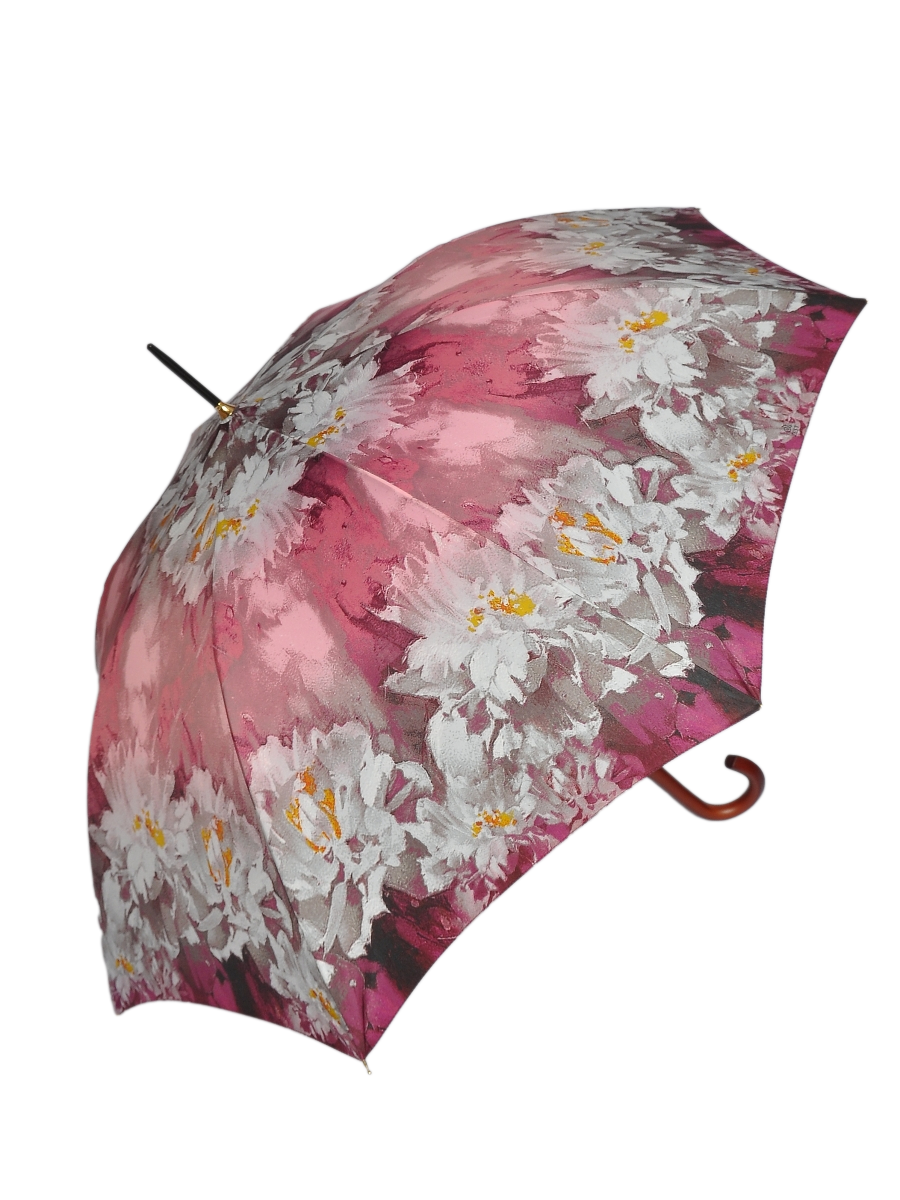 Зонт женский ZEST 51626 розово-серый