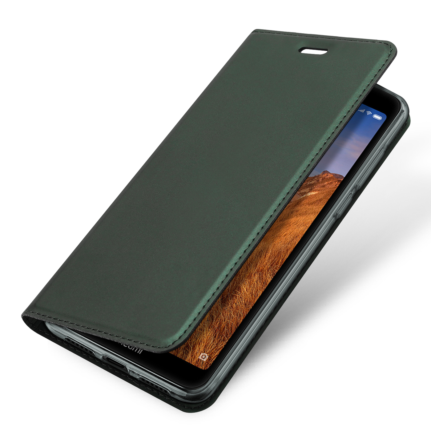 Чехол книжка Dux Ducis для Xiaomi Redmi 7A Skin Series зеленый