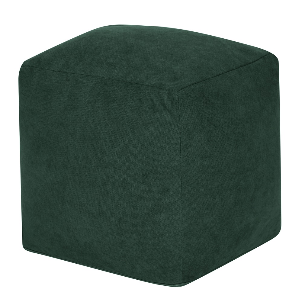 Пуфик Куб Зеленый Велюр (Классический)
