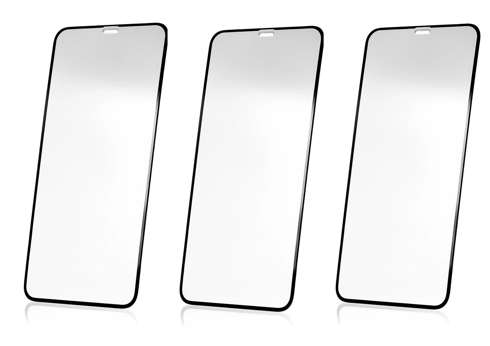 Защитное стекло QVATRA для Apple iPhone XR и iPhone 11/Комплект 3 шт для