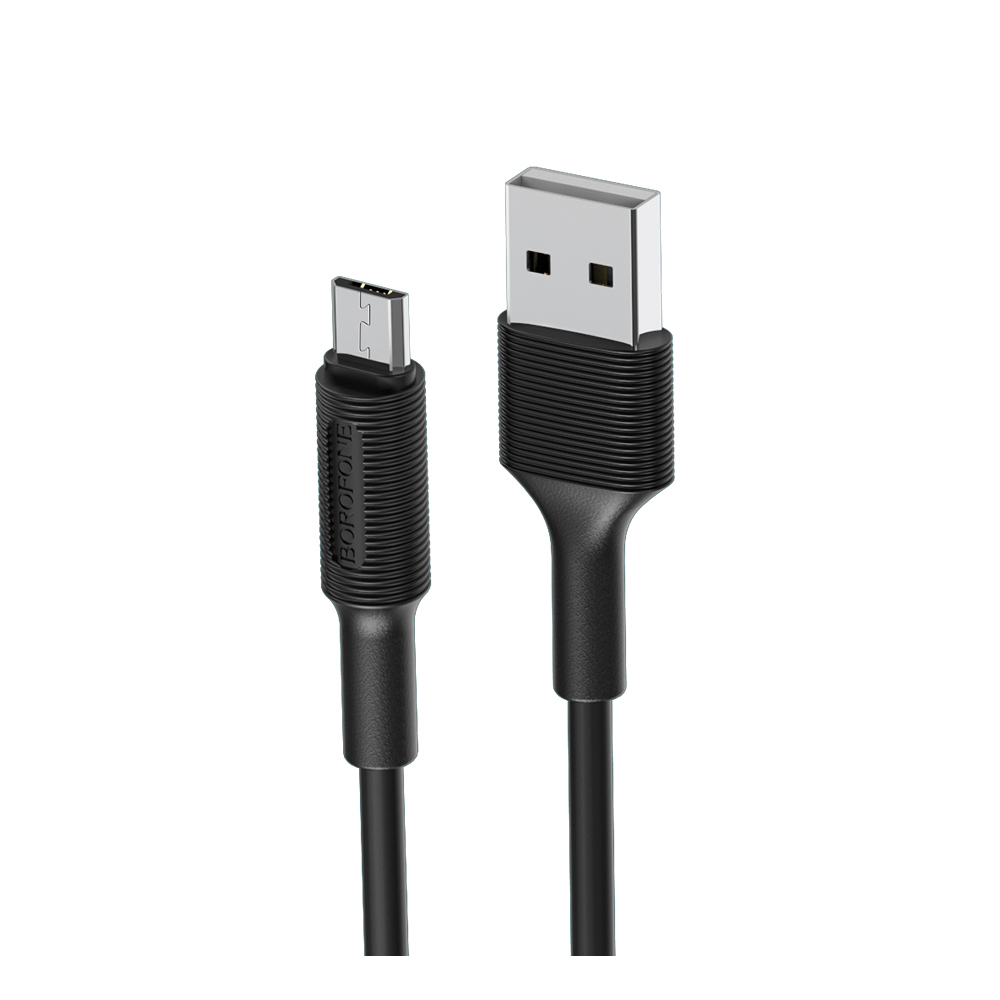 Кабель Borofone micro USB BX1 1m Black
