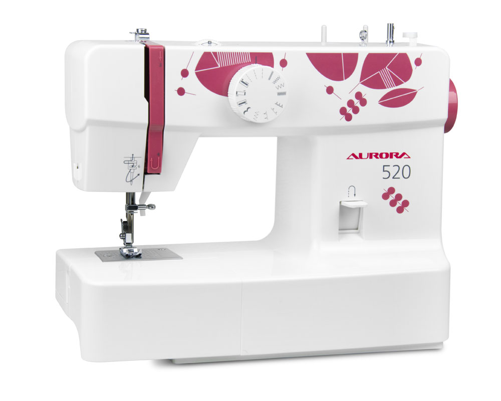 Швейная машина Aurora 520 белая, красная