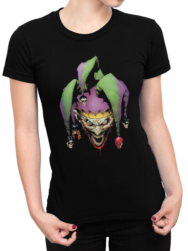 Футболка женская Dream Shirts Джокер 5000863-1 черная XL