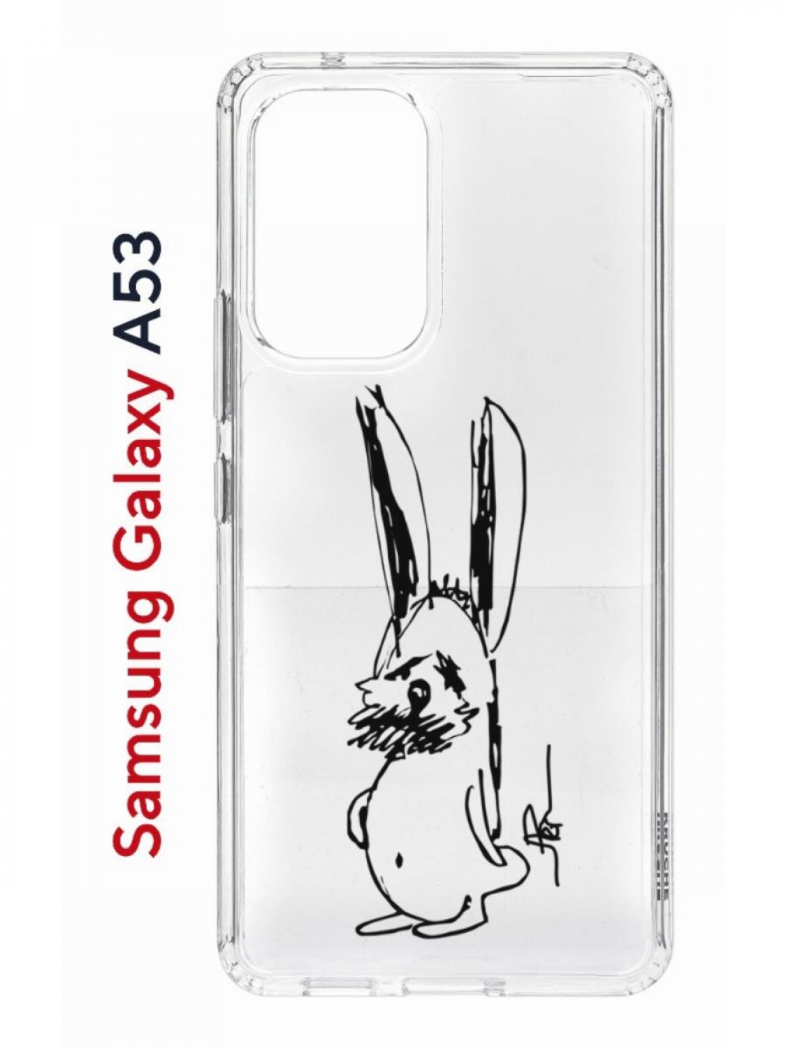 Чехол на Samsung A53 5G Kruche Print Нормуль!,противоударный бампер,с защитой камеры