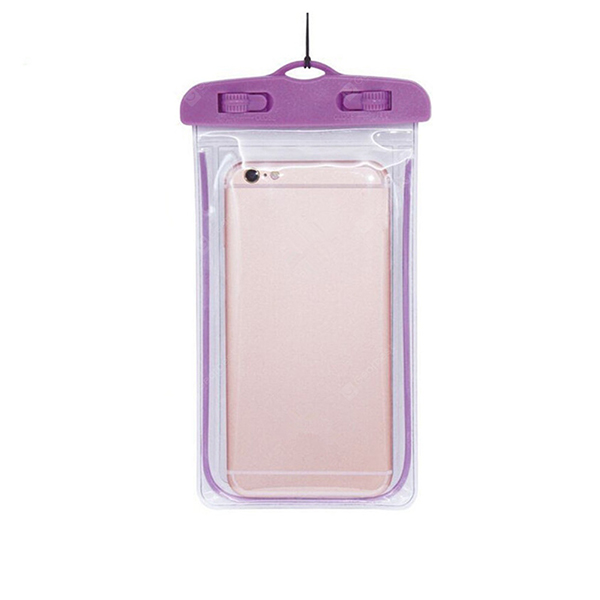 Чехол влагоустойчивые max 6,7" светящиеся Фиолетовый
