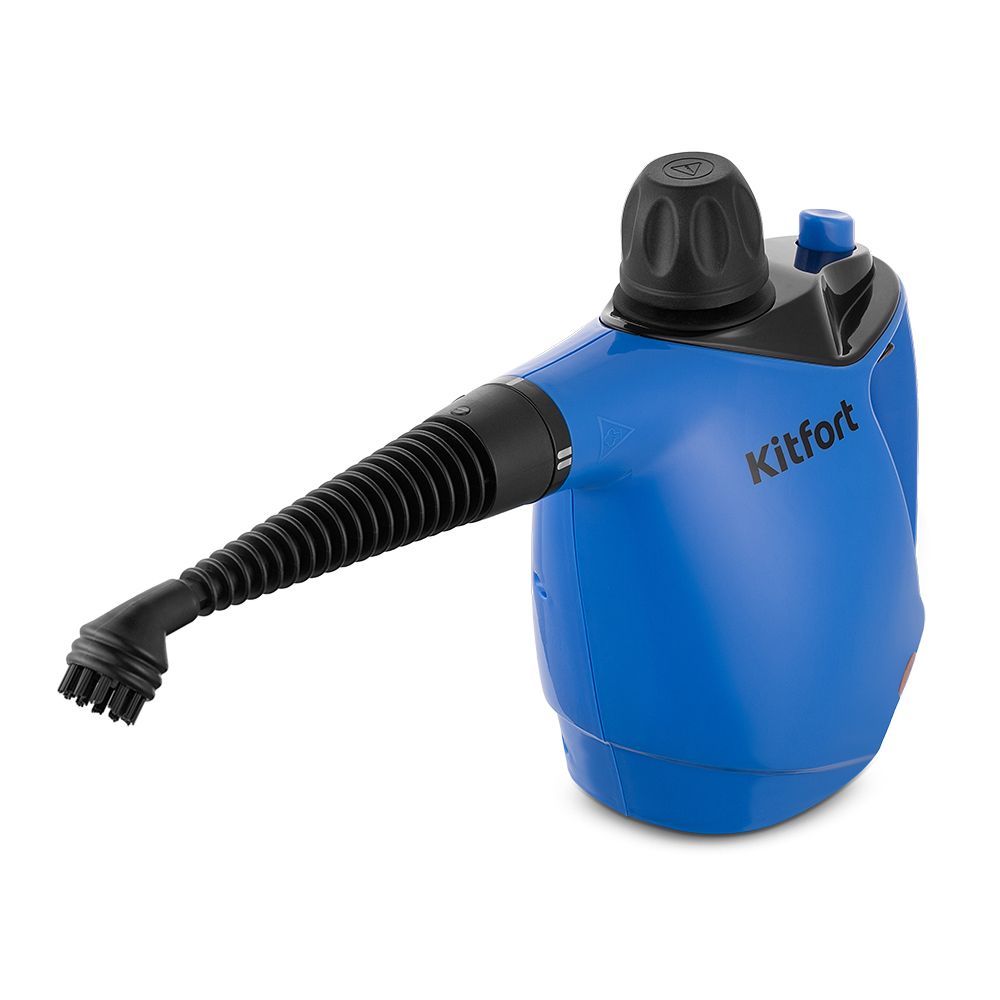 Пароочиститель Kitfort КТ-9140-3 черный, синий