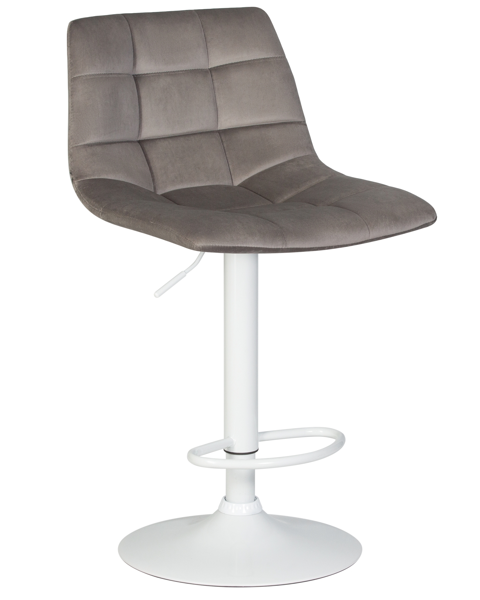 Барный стул Империя стульев TAILOR LM-5017_WhiteBase White (MJ9-75), белый/серый