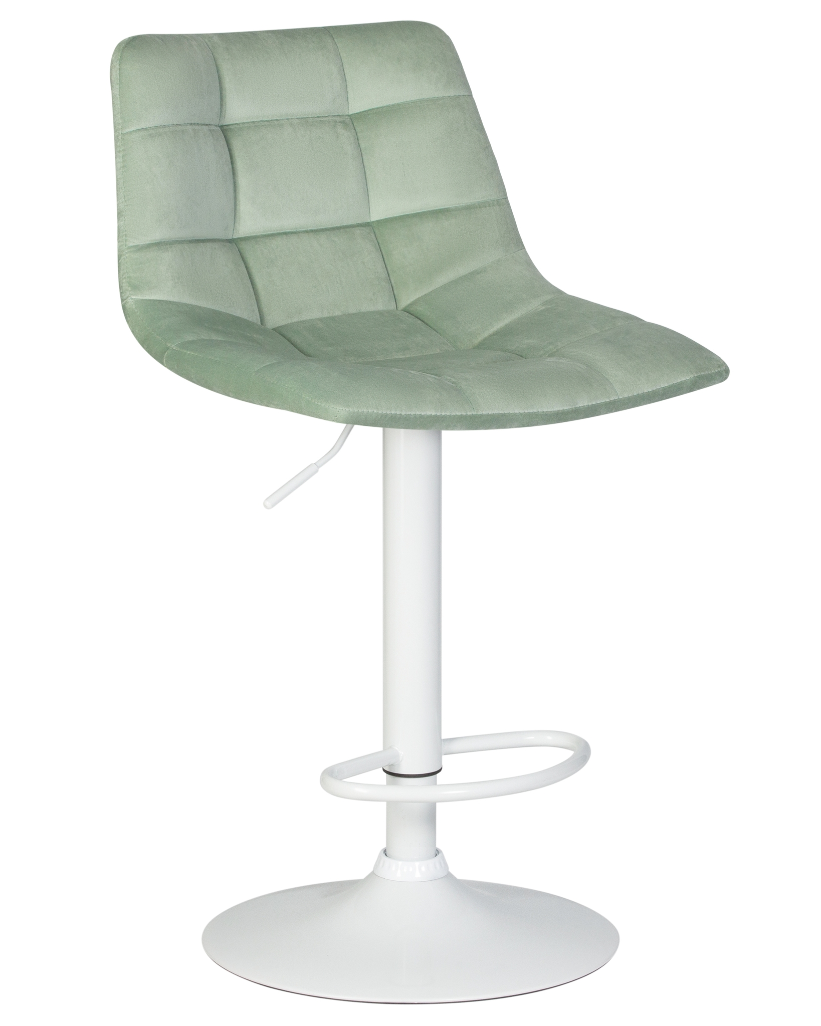 Барный стул Империя стульев TAILOR White LM-5017_WhiteBase (MJ9-87), белый/светло-зеленый