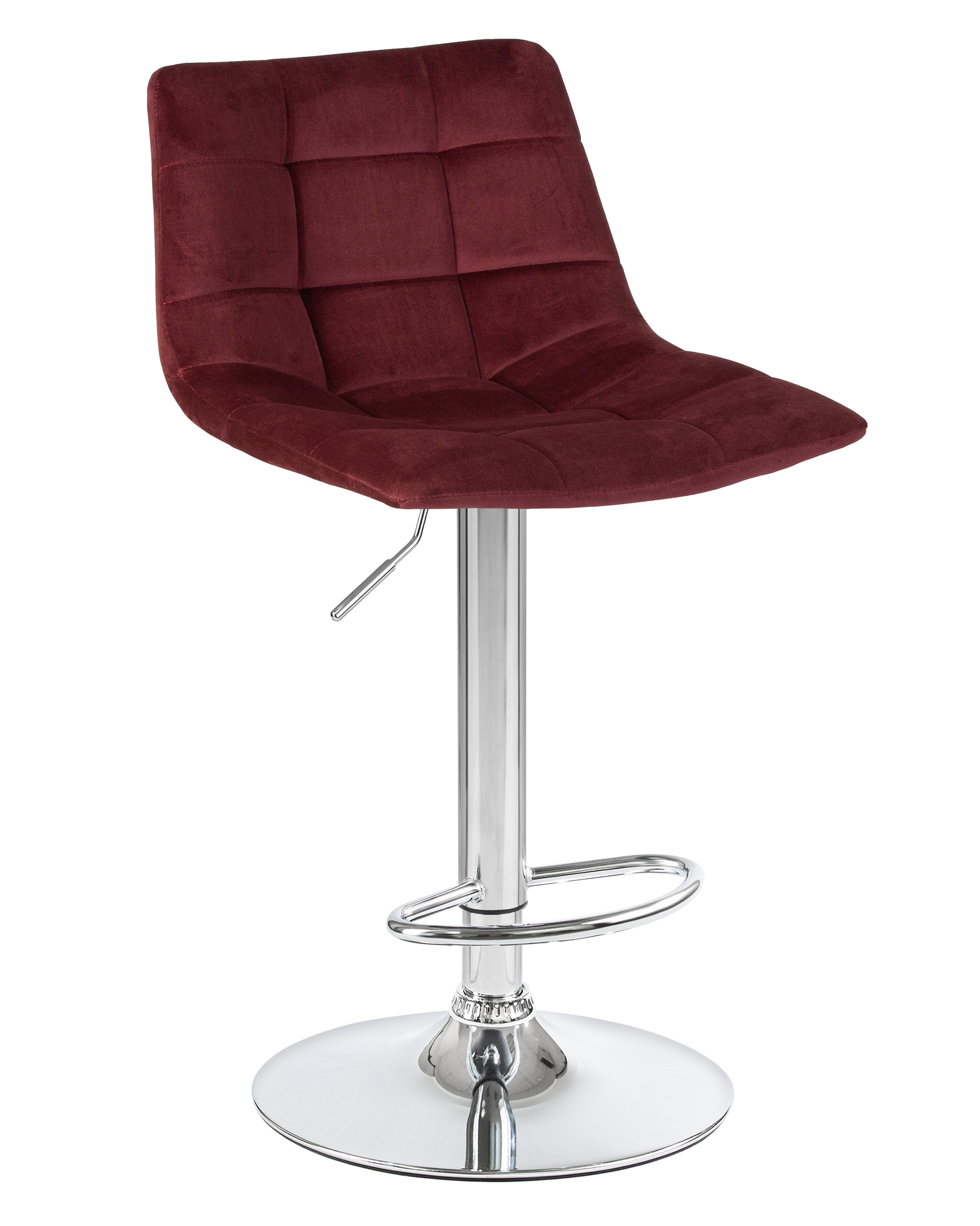 Барный стул Империя стульев TAILOR LM-5017 wine (MJ9-35), хром/бордовый