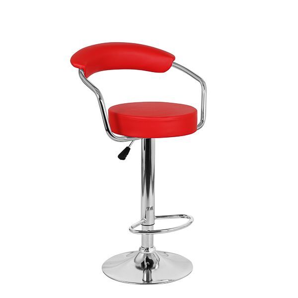 Барный стул Империя стульев Орион WX-1152 red, хром/красный