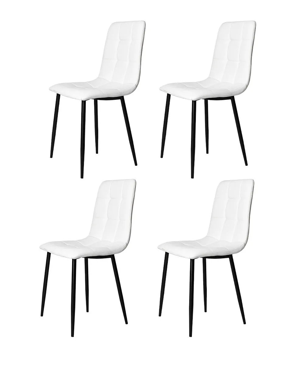 Комплект стульев для кухни из 4-х штук, Ла Рум, OKC - 1225 белый
