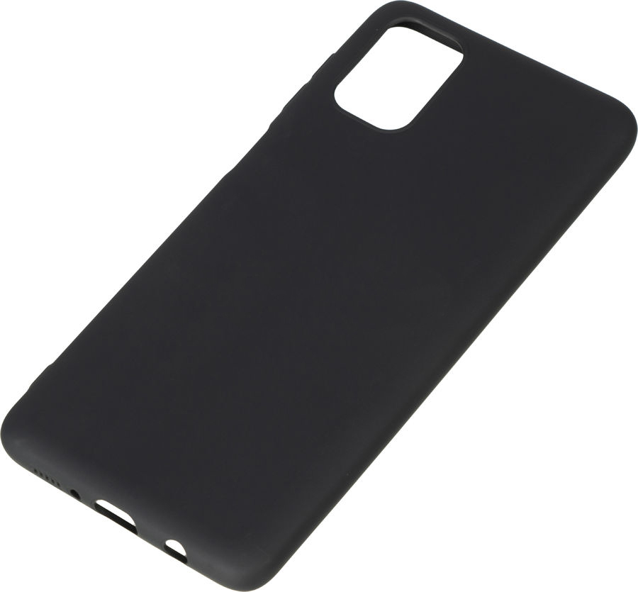 Чехол BORASCO Silicone case, для Samsung Galaxy M51, черный (матовый)