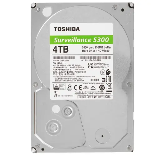 Жесткий диск Toshiba 4 ТБ (HDWT840UZSVA)