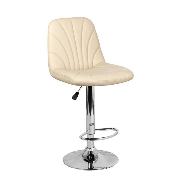 Барный стул Империя стульев NERON WX-2711 beige, хром/бежевый