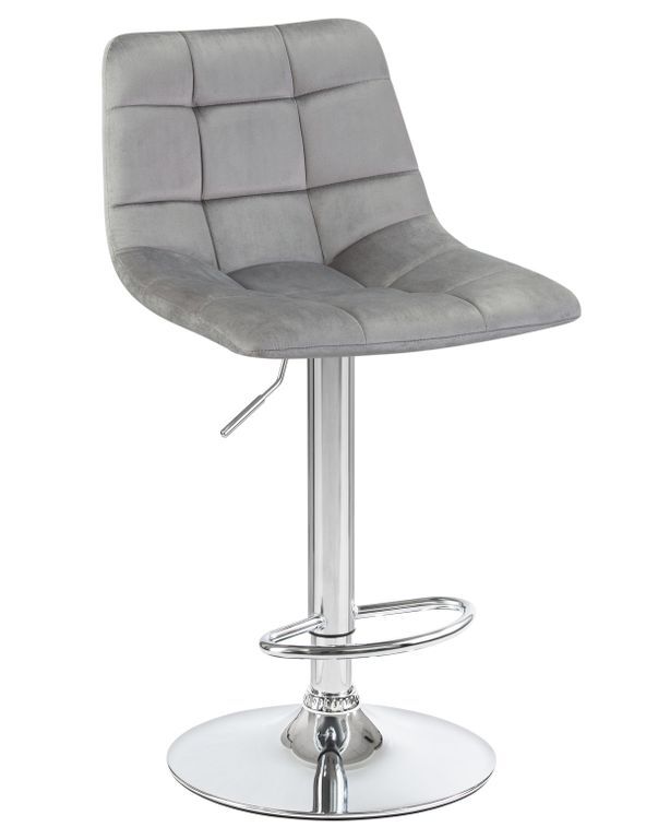 Барный стул Империя стульев TAILOR LM-5017 grey, хром/серый