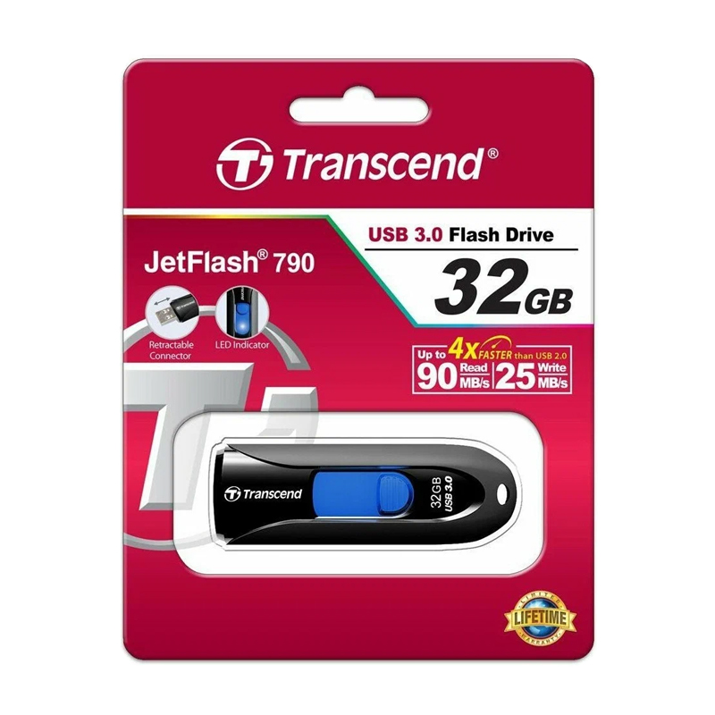 Флешка Transcend JetFlash 790 32 ГБ (TS32GJF790K)