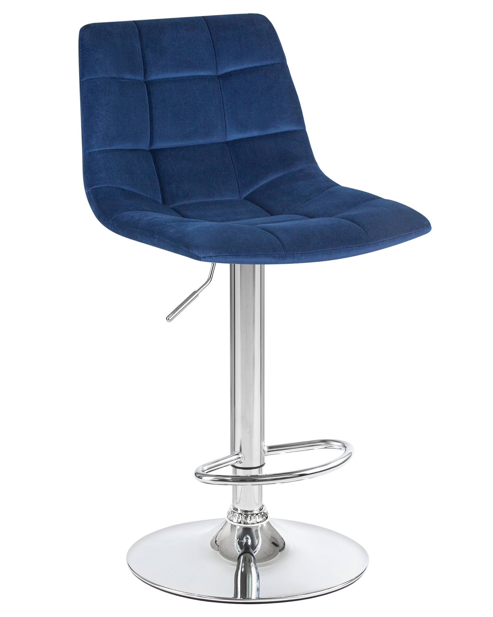 Барный стул Империя стульев TAILOR LM-5017 blue veloure (MJ9-117), хром/синий